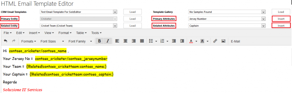 Use Custom Entities in Email Template with D365 Add-Ons
