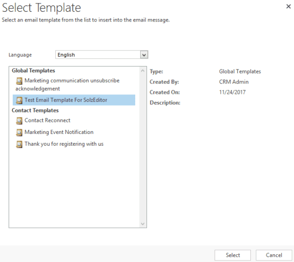 Use Custom Entities in Email Template with D365 Add-Ons